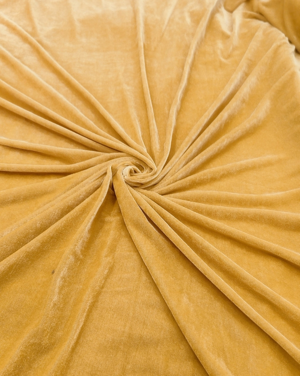 Plain velvet fabric | Golden | Balaji Cutpiece
