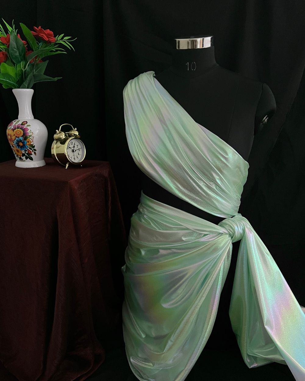 Imported Galaxy Fabric | Light Pista | Balaji Cutpiece